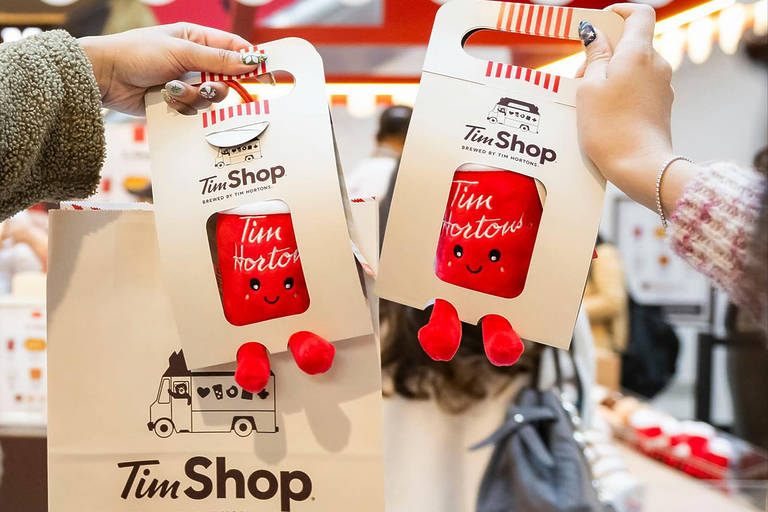 Tim Hortons Launches First-Ever 'TimShop' Merch Pop-Up In Toronto