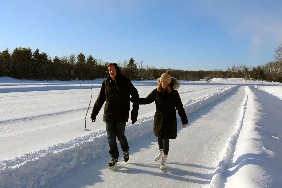 This Magical Ice Skating Trail Let's You Glide Over A Bed Of Frozen ...