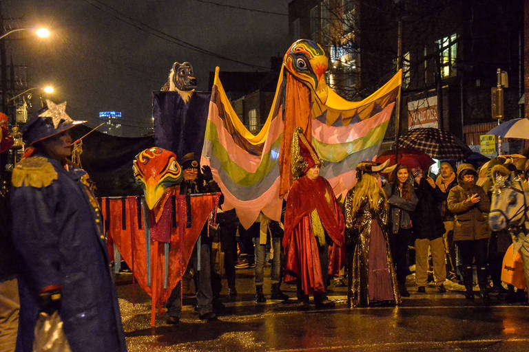 A Magical Winter Solstice Celebration With Fire Dancers And Giant ...