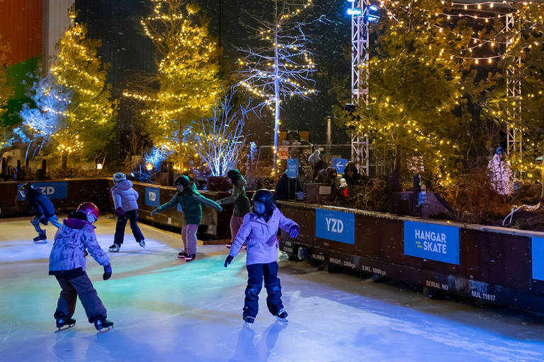 A Twinkling Enchanted Forest Is Taking Over A Toronto Skating Rink This ...
