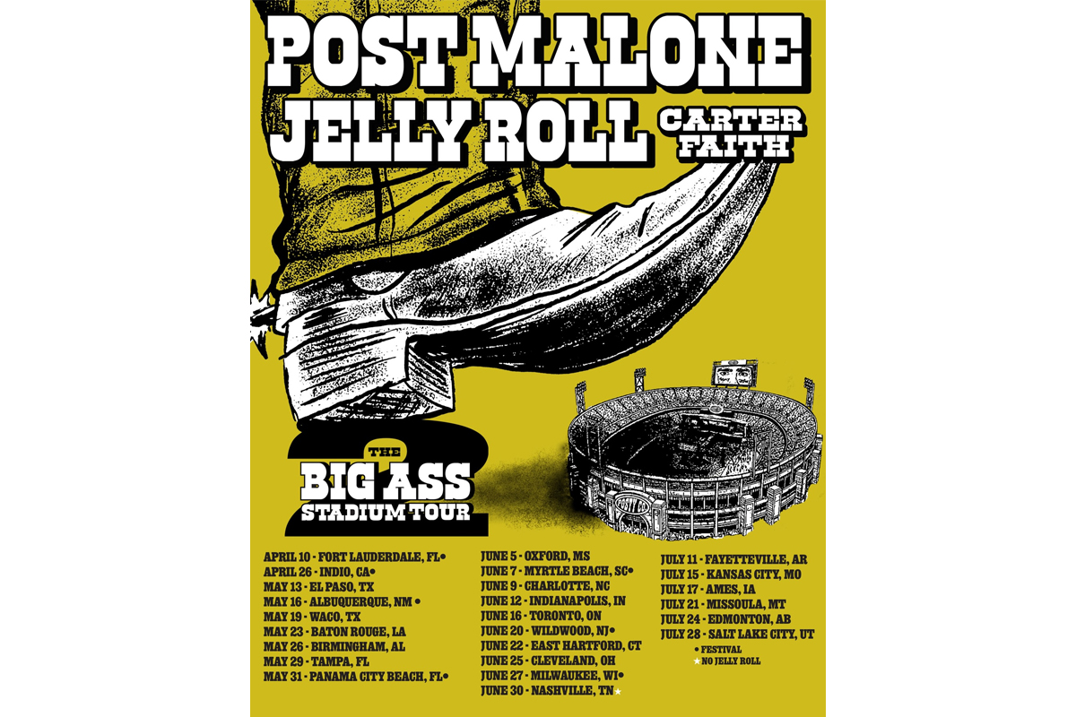 Post Malone And Jelly Roll Are Bringing Their Massive Stadium Tour Back ...