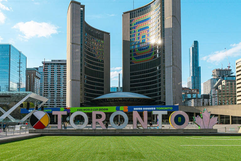 Toronto has transformed its most famous square into a massive soccer ...