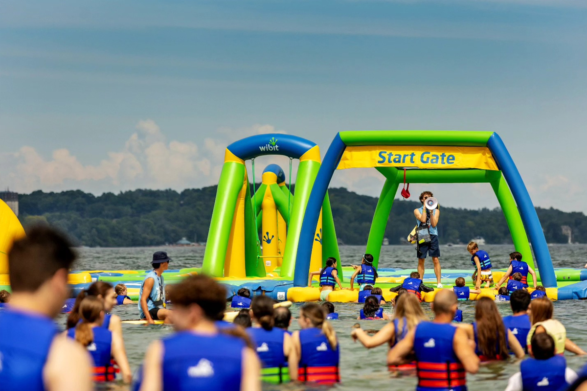 Just 2 hours from Toronto, Canada’s largest floating water park will ...