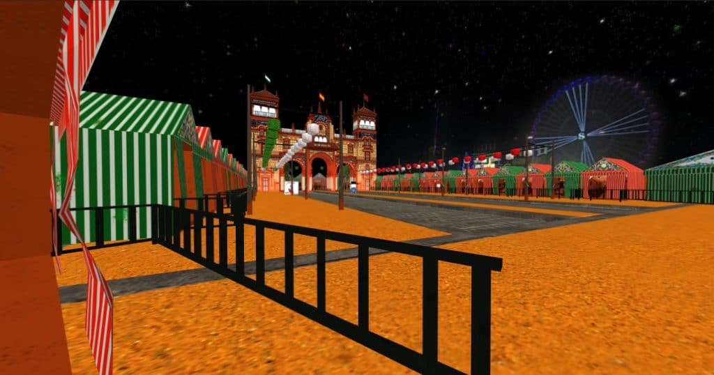 Disfruta de un paseo por la Feria con esta recreación en formato ...