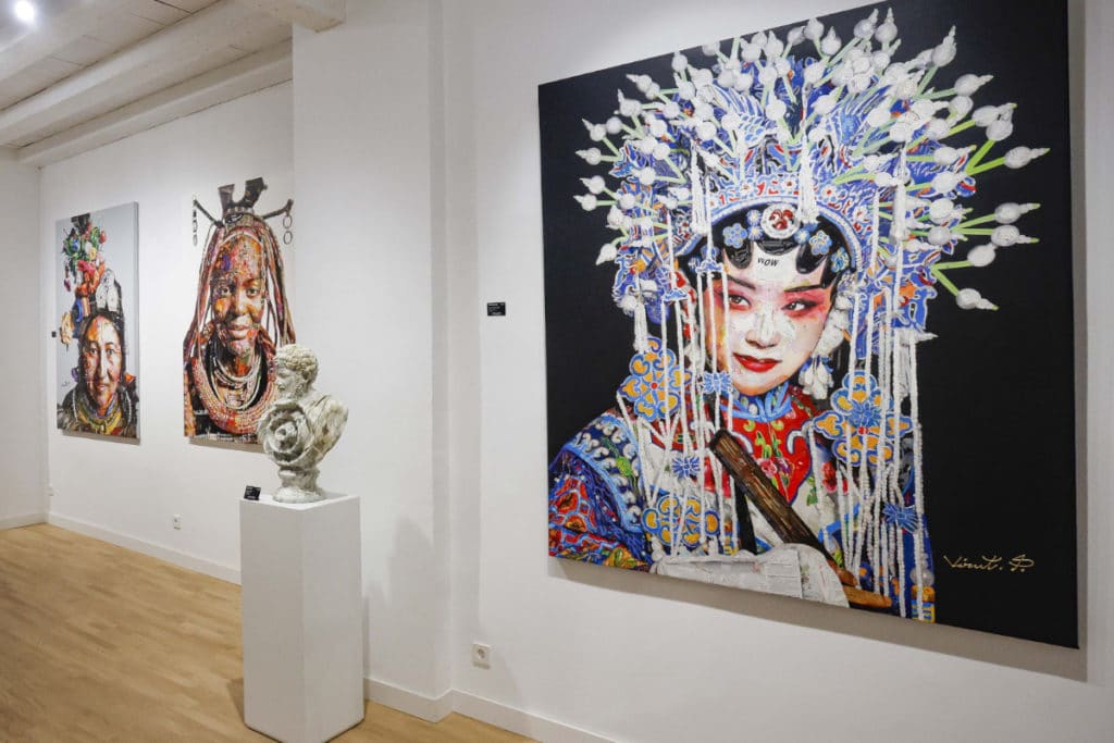 Exposición gratuita en Valencia del artista del collage más valorado ...