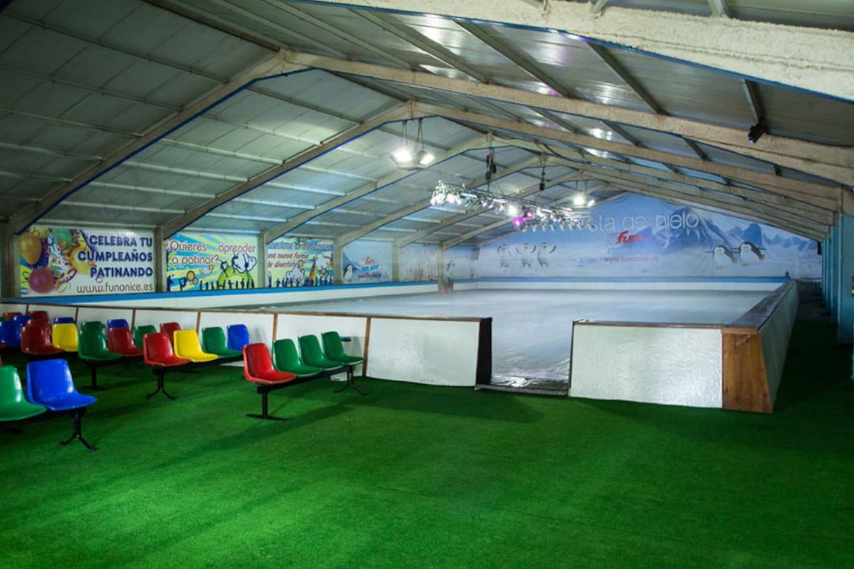 La pista de hielo de Valencia que está abierta todo el año