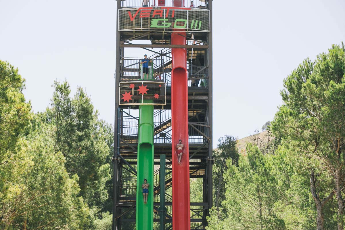 The highest water slide in Europe is in the Valencian Region