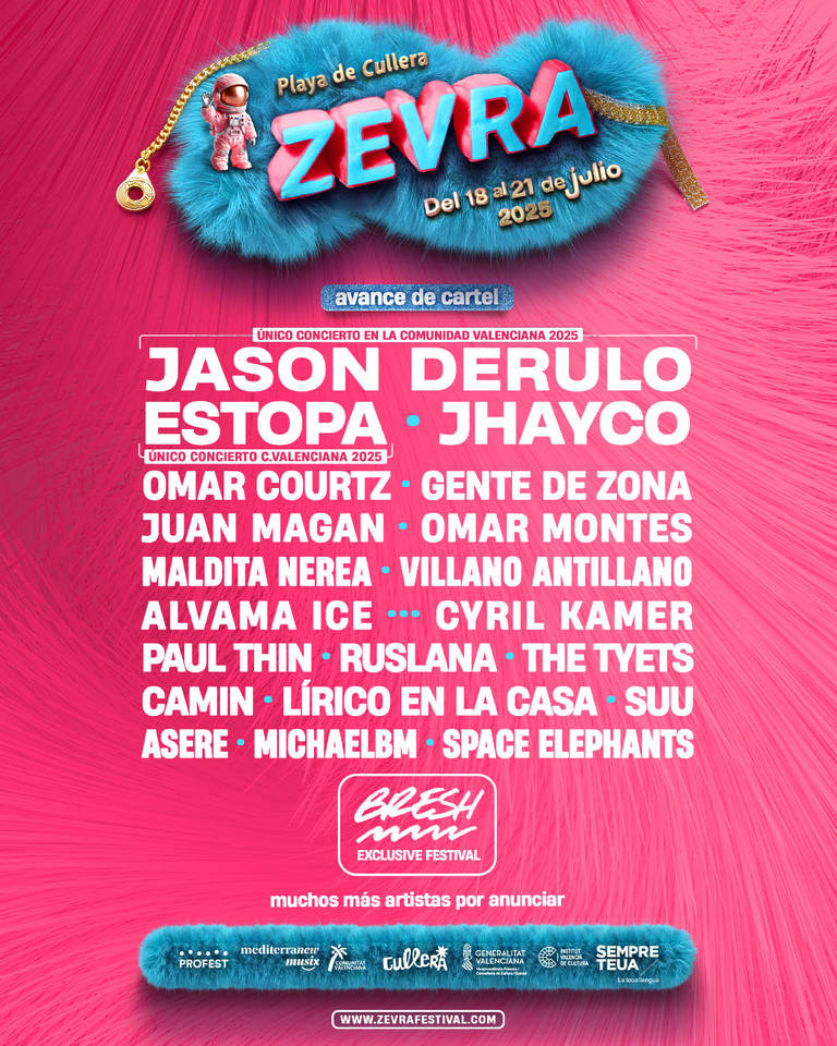 Zevra Festival en Cullera: cartel, información y abonos