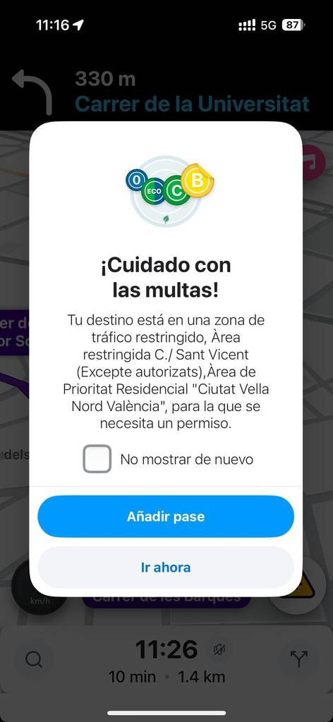 Cambios en Google Maps y Waze en Valencia: ya no te meterás por estas ...