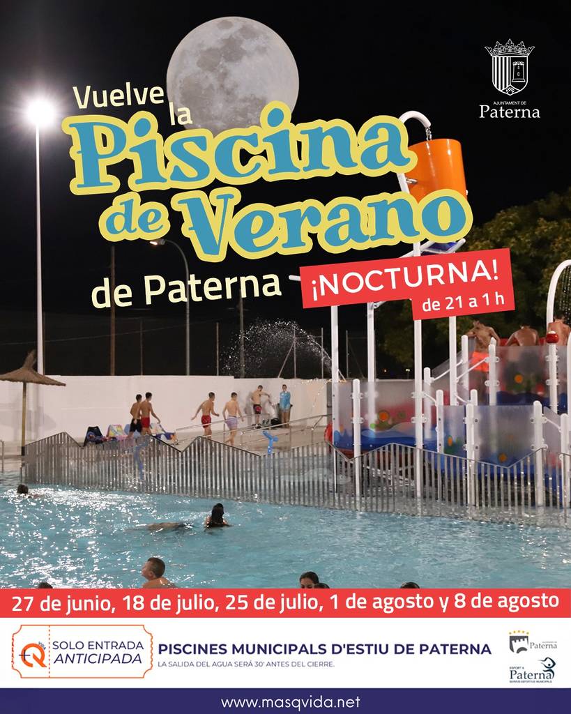 Valencia's swimming pool with a giant water cube and slides: tickets ...
