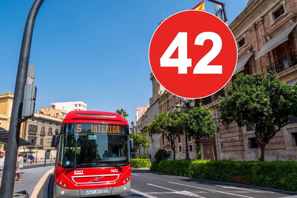 New bus lines 42, 65 and 96 in Valencia: route and neighborhoods they ...
